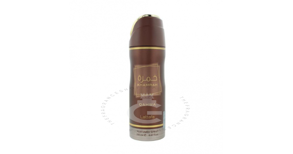 Lattafa Khamrah Qahwa Perfumed Body Spray For Him / Her 200 ml / 6.67 ...