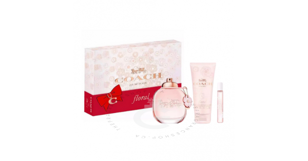 Coach Floral By Coach EDP 3Pcs Gift Set For Her