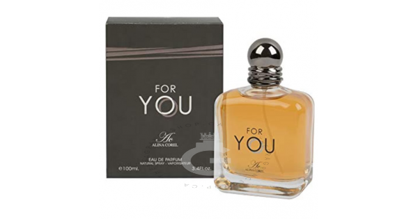 Alina Corel Men's For You (Stronger With You Twist) EDP 100ml / 3.4 Fl ...
