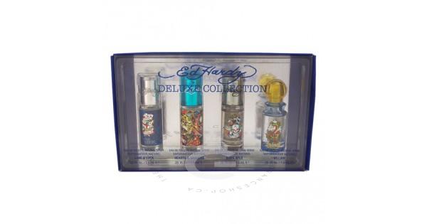 Ed Hardy Deluxe Collecton 4Pcs Gift Set For Him - Gift Set