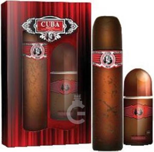 Cuba Red Set EDT for him 100ml - Red