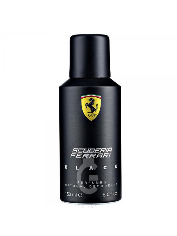 Ferrari Scuderia Black by Ferrari Body Spray for him 150mL - Black