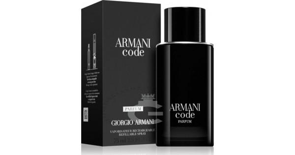 Giorgio Armani Armani Code Parfum Refillable Spray For Him 75mL ...