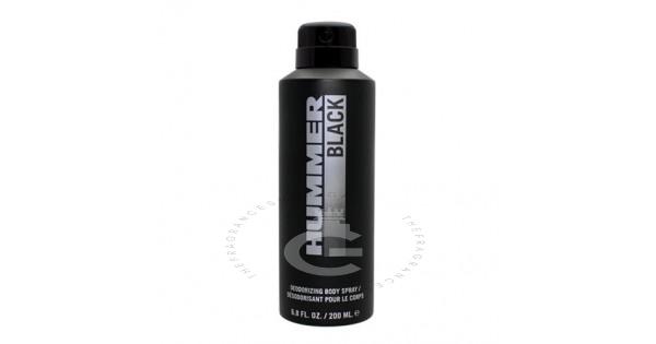 Hummer Black Deodorizing Body Spray For Him 200ml / 6.8oz - Black