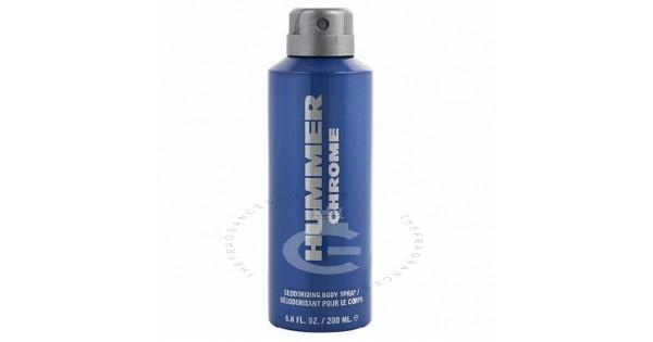 Hummer Chrome Deodorizing Body Spray For Him 200ml / 6.8oz - Hummer