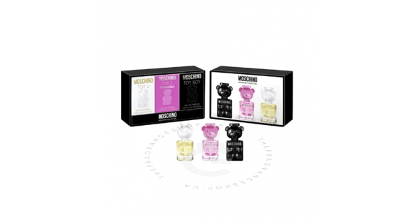 Moschino 3pcs Toy mini Collection Gift Set For Him / Her - 3pcs Mini ...