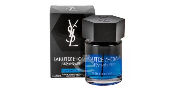 Yves Saint Laurent YSL La Nuit De L'Homme Bleu Electrique EDT For Him ...