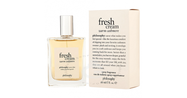 Philosophy Fresh Cream Warm Cashmere EDT For Her 60 ml / 2 Fl. oz ...