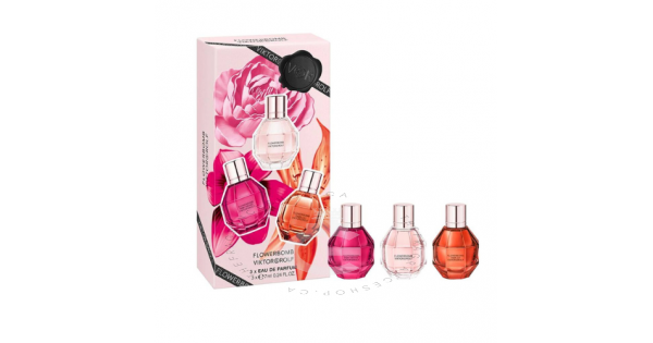 Viktor & Rolf Flowerbomb Mini PErfume Trio Set For Her