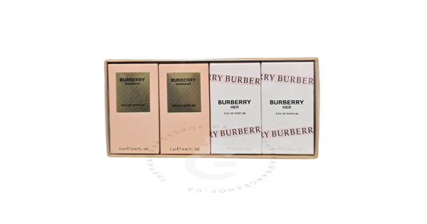 Burberry For Her 4pcs Travel Set