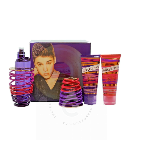 Justin Bieber's Girlfriend 3ps Gift Set 100ml / 3.4Fl.oz - Girlfriend